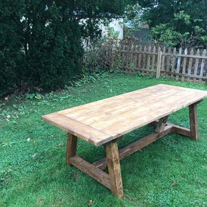 Rustic Farmhouse Table, Large Farm Table, Farmhouse Table, Dining Room ...
