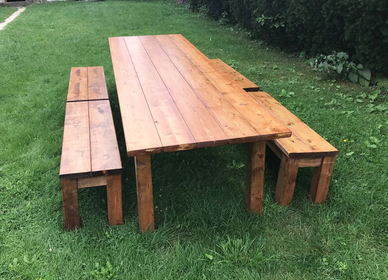 Large Farmhouse Table, Rustic Farm Table, Long Farm Table, Rustic ...