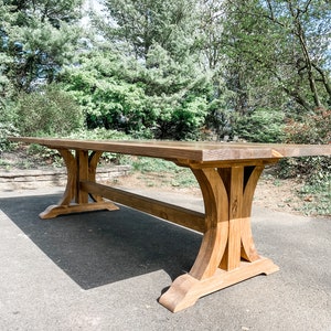 Large Custom Farmhouse Table, Rustic Farm Table, Farmhouse Dining Table ...