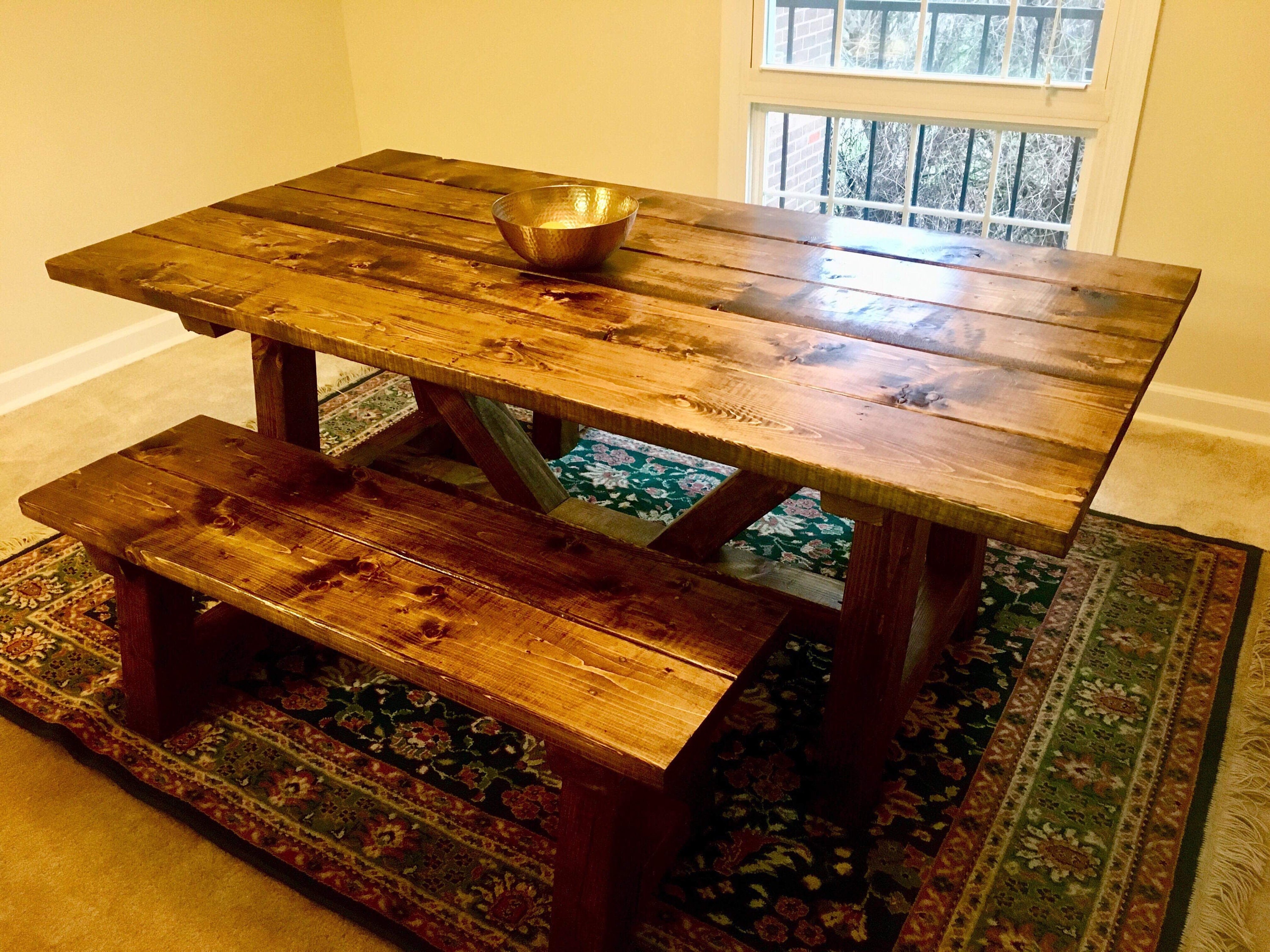 Farmhouse Table Farm Table Custom Farmhouse Table Rustic - Etsy