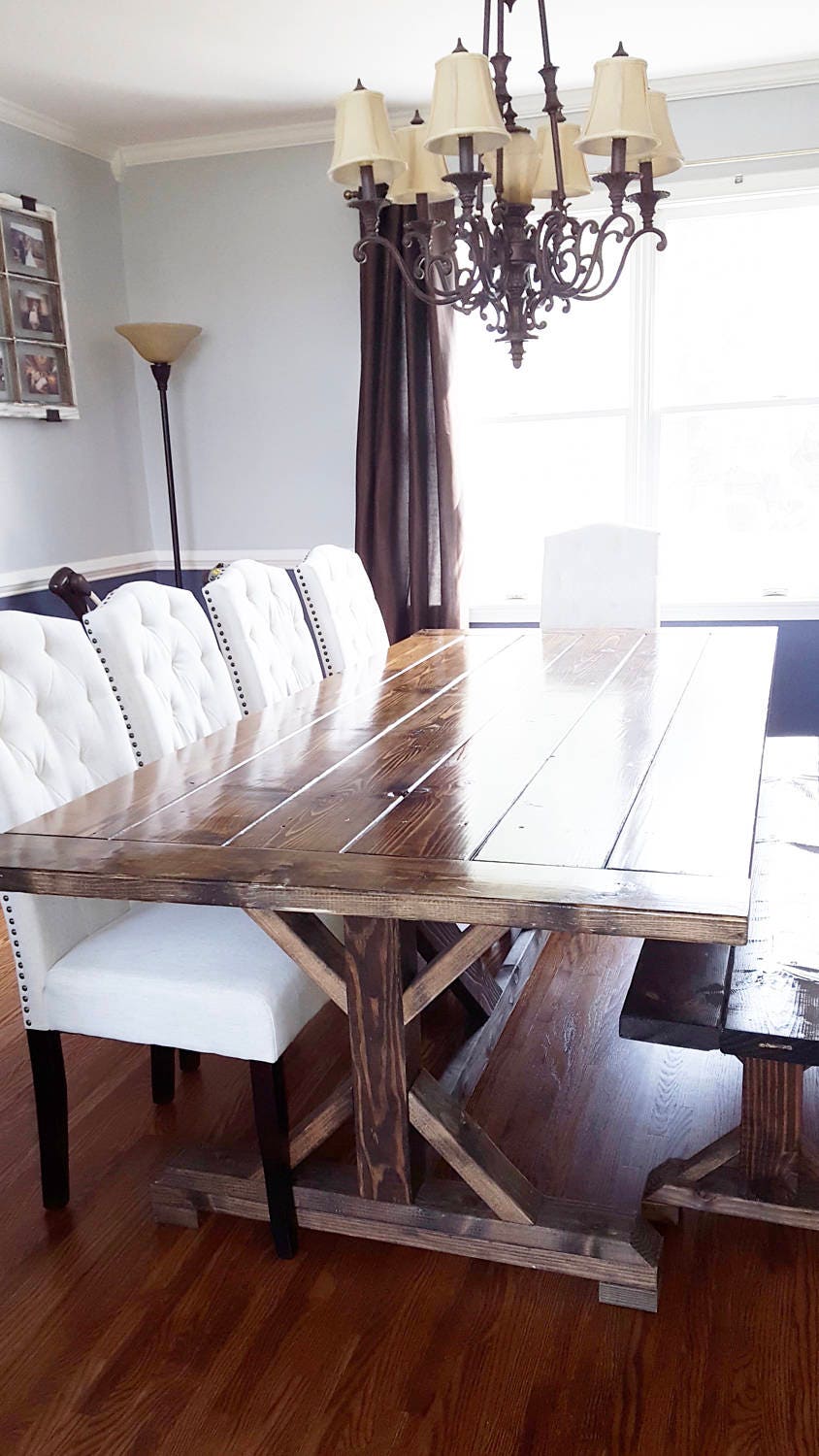 Farmhouse Table Farm Table Rustic Farm Table Table With - Etsy