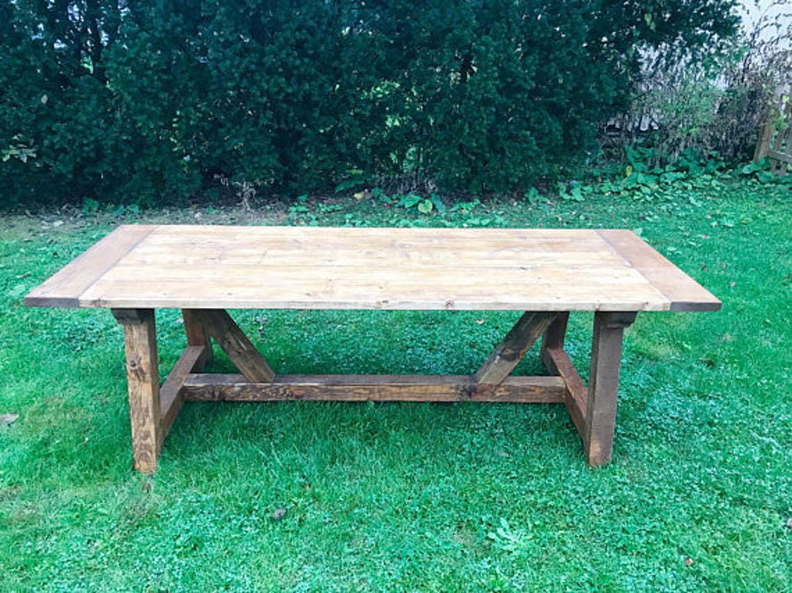 Restoration Table Farmhouse Table Farm Table Large Rustic - Etsy
