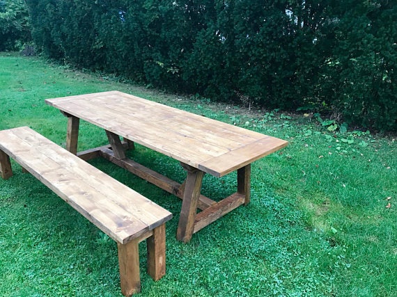 Restoration Table Farmhouse Table Farm Table Large Rustic - Etsy