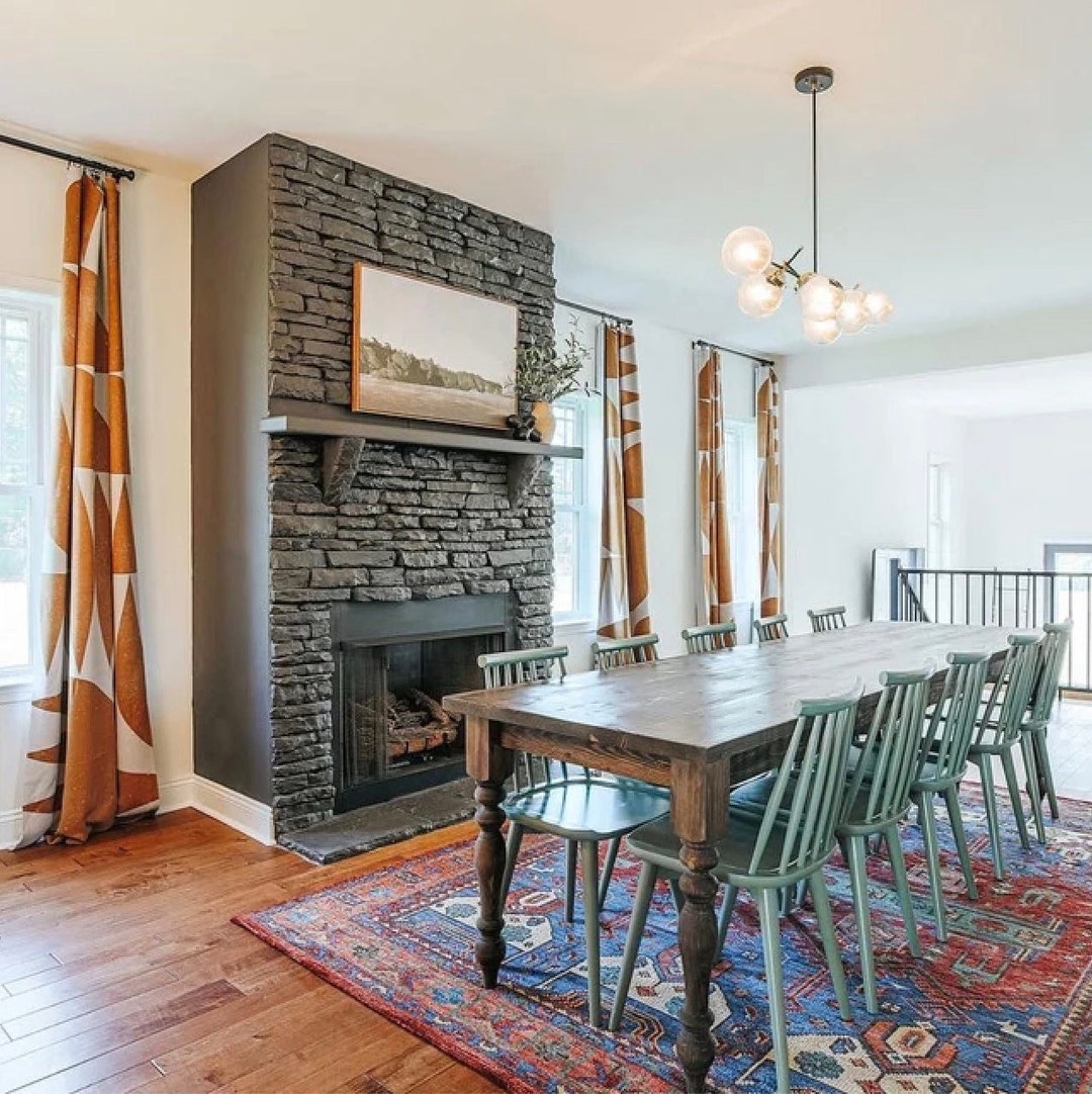 Large Farmhouse Table, Long Farm Table, Custom Wood Table, Rustic ...