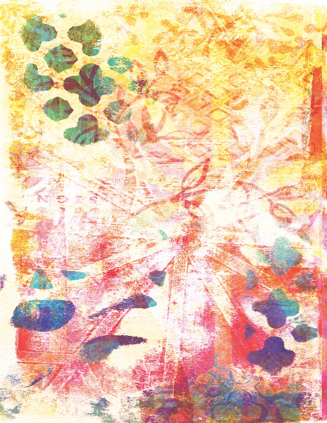 Botanical-esque Junk Journal Background Set of Six, Art Journal Digital Download - Etsy