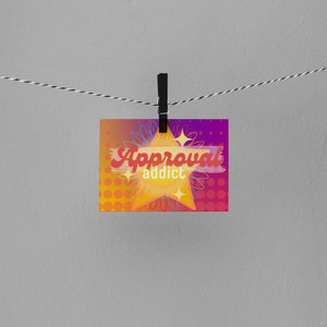 Approval Addict Funny Office Art Instant Digital Download, Passive ...