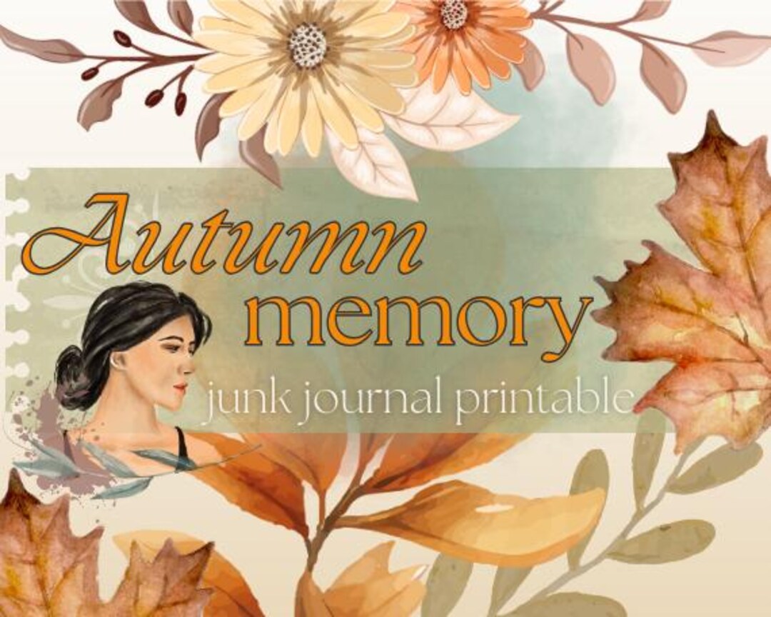 Autumn Memory Junk Journal Printable Digital Download - Etsy