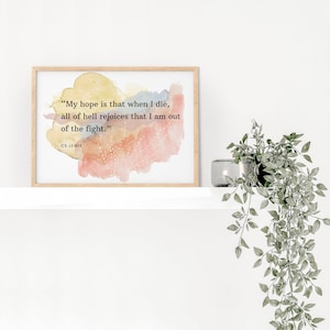 CS Lewis Quote Wall Art Digital Download - Etsy