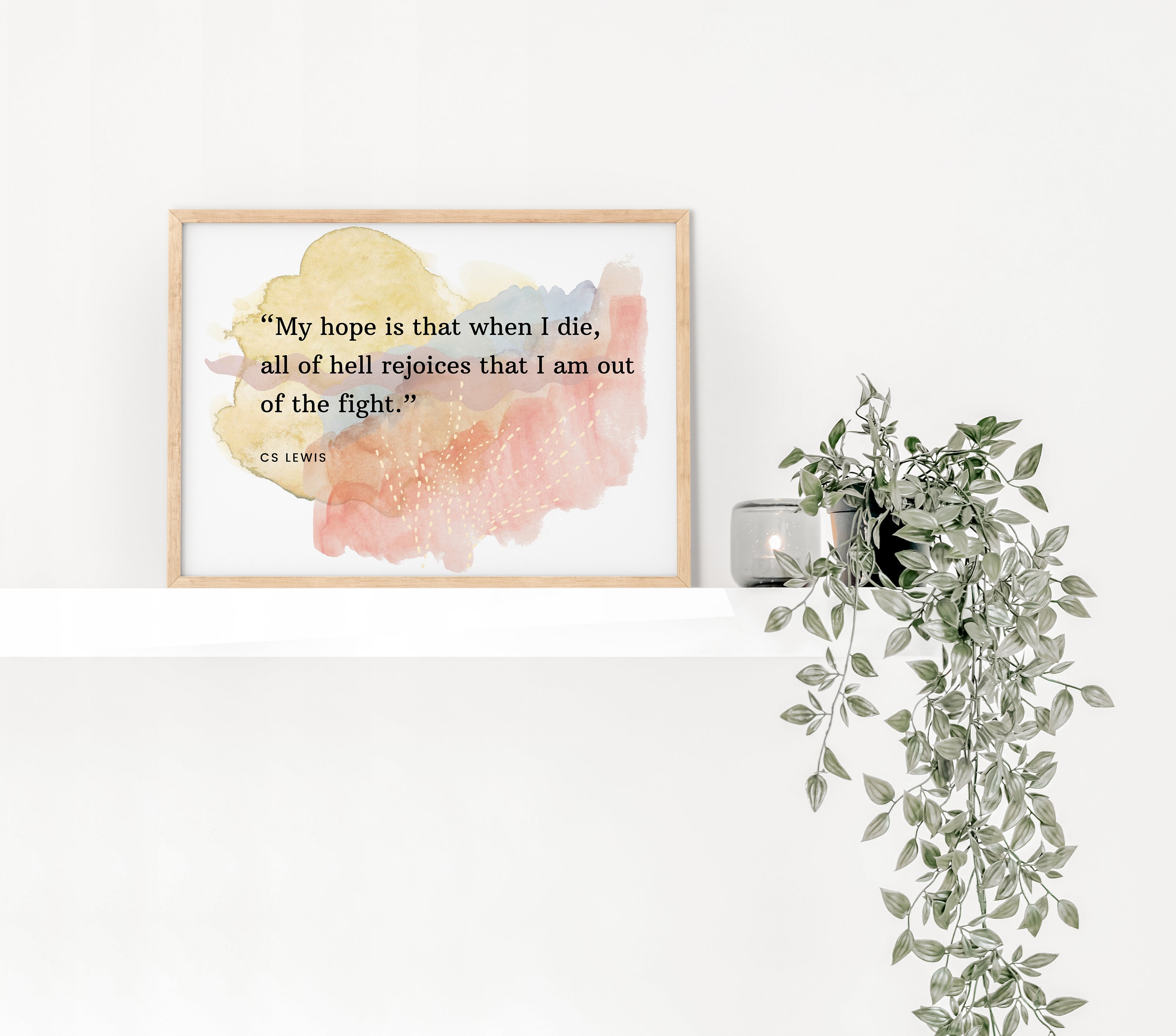 CS Lewis Quote Wall Art Digital Download - Etsy