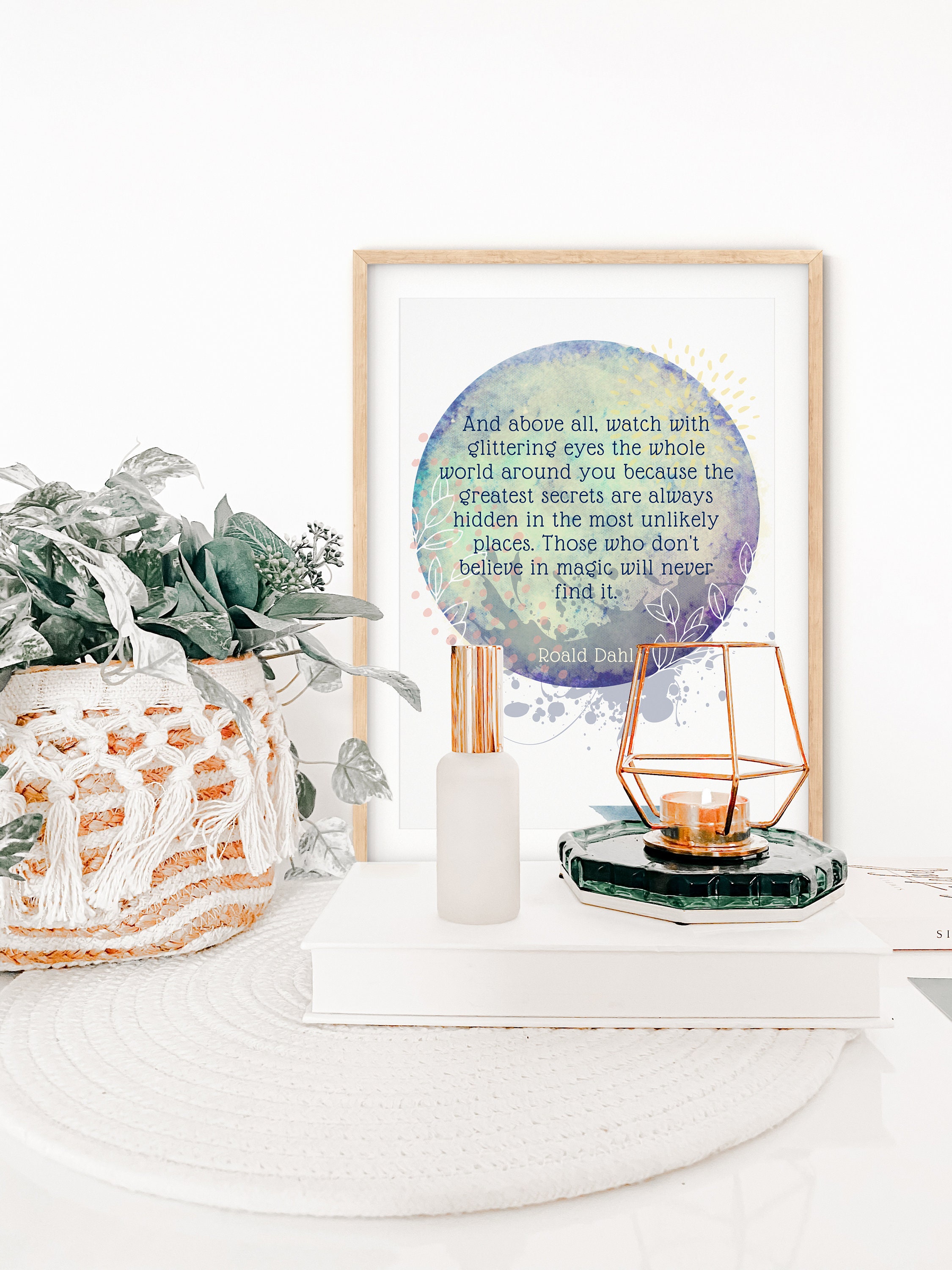 Roald Dahl Children's Book Quote Digital Download Wall Art Printable - Etsy