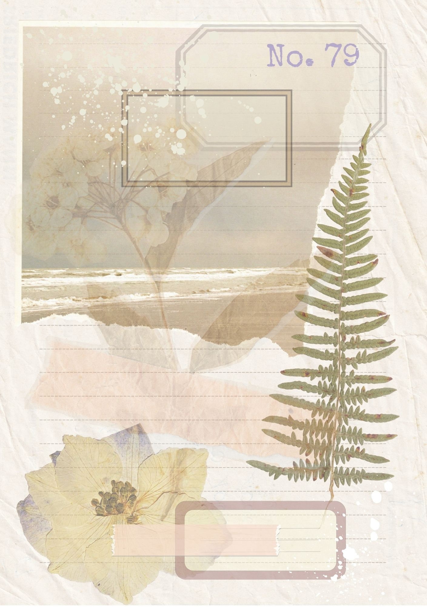 Vintage Aesthetic Junk Journal Printable Pages - Etsy