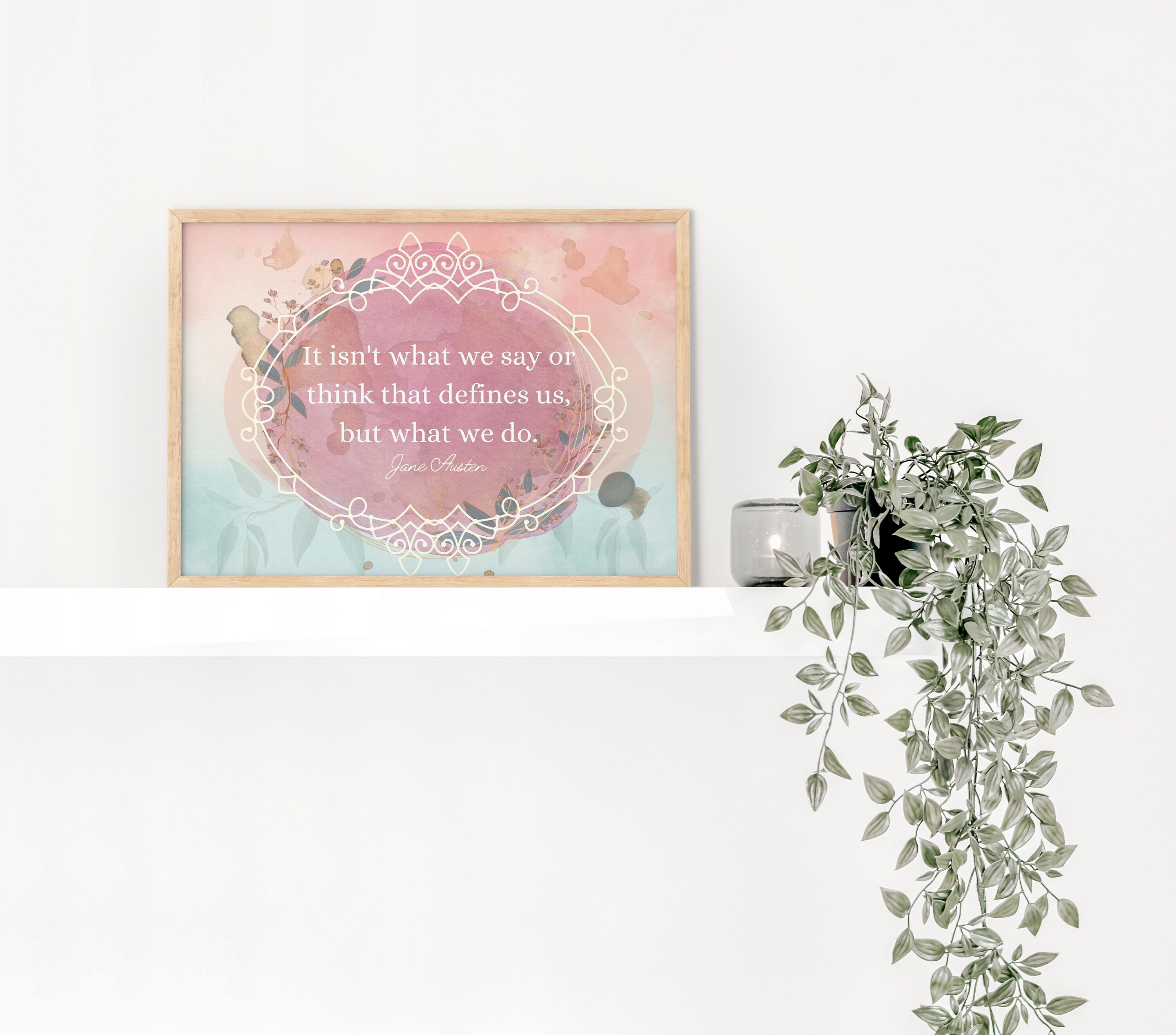 Jane Austen Sense & Sensibility Quote Wall Art Instant Download "it Isn ...