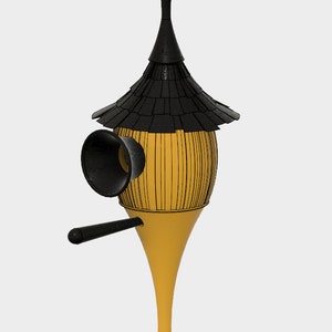 3D Printed Bird House STL File. - Etsy