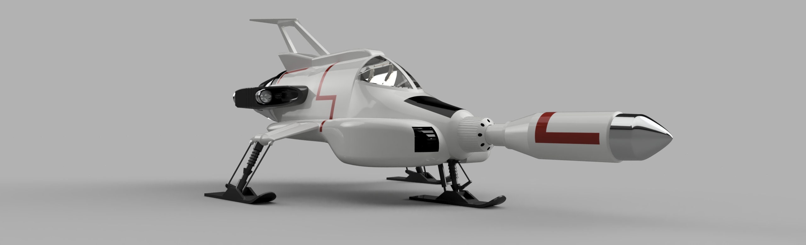 UFO Interceptor 3D Print Model - Etsy