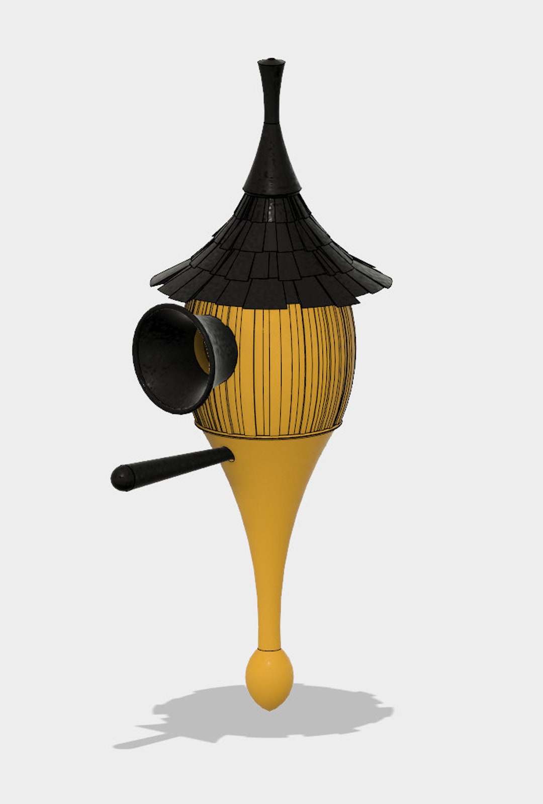 3D Printed Bird House STL File. - Etsy