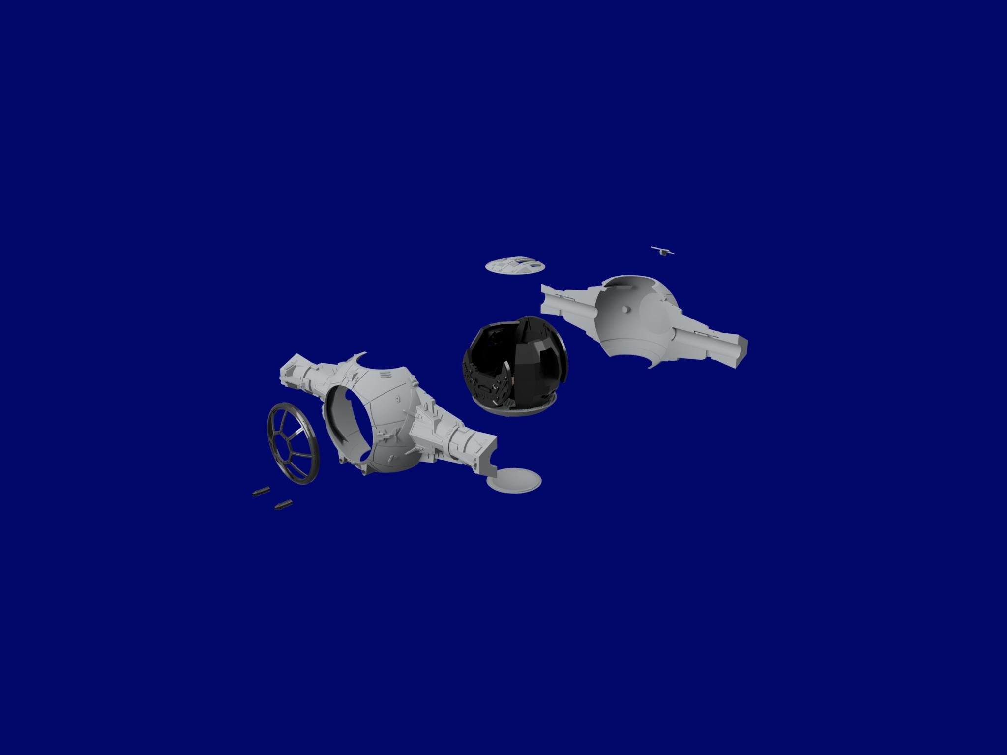 Starwars Tie Fighter 3D STL Model Files - Etsy