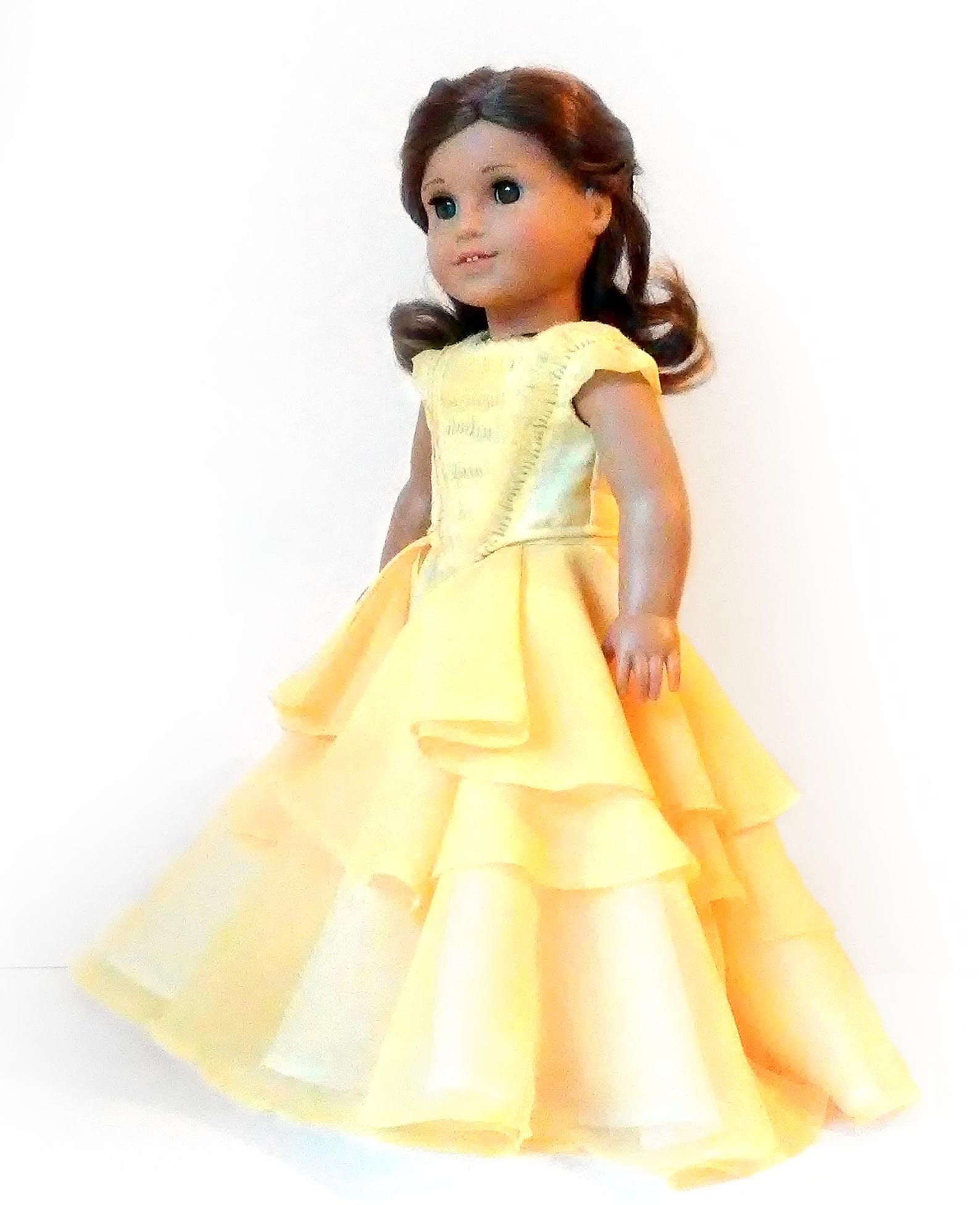 Bella Rose Deluxe Princess Dress Sewing Pattern for 18" Dolls (PDF) - Etsy
