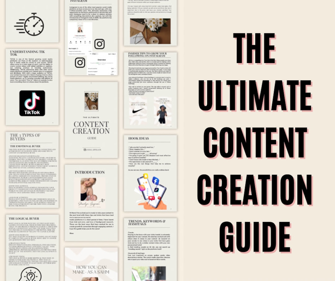 The Ultimate Content Creation Guide - Etsy
