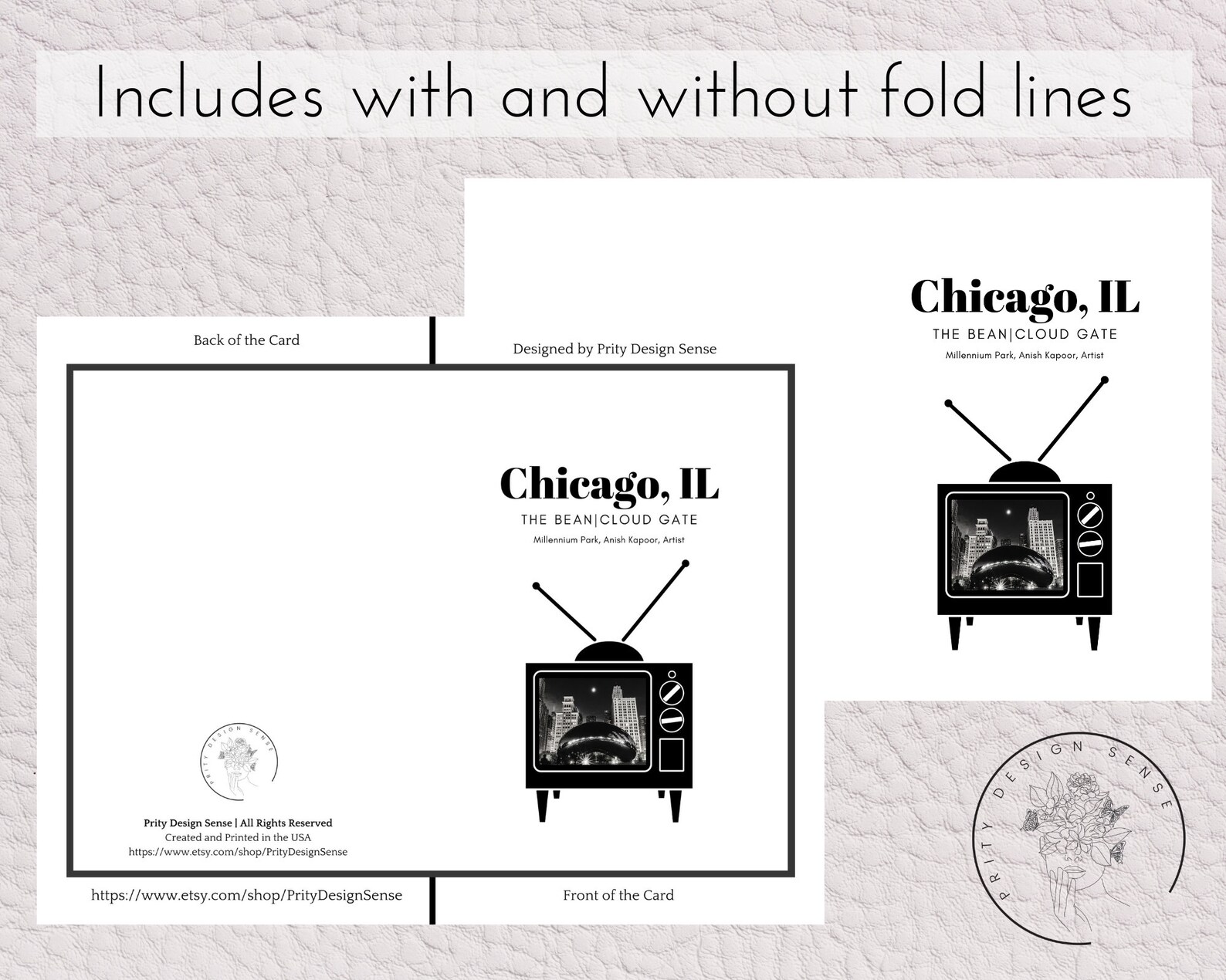Printable the Bean Card | Digital Art Downloadable Template Print ...