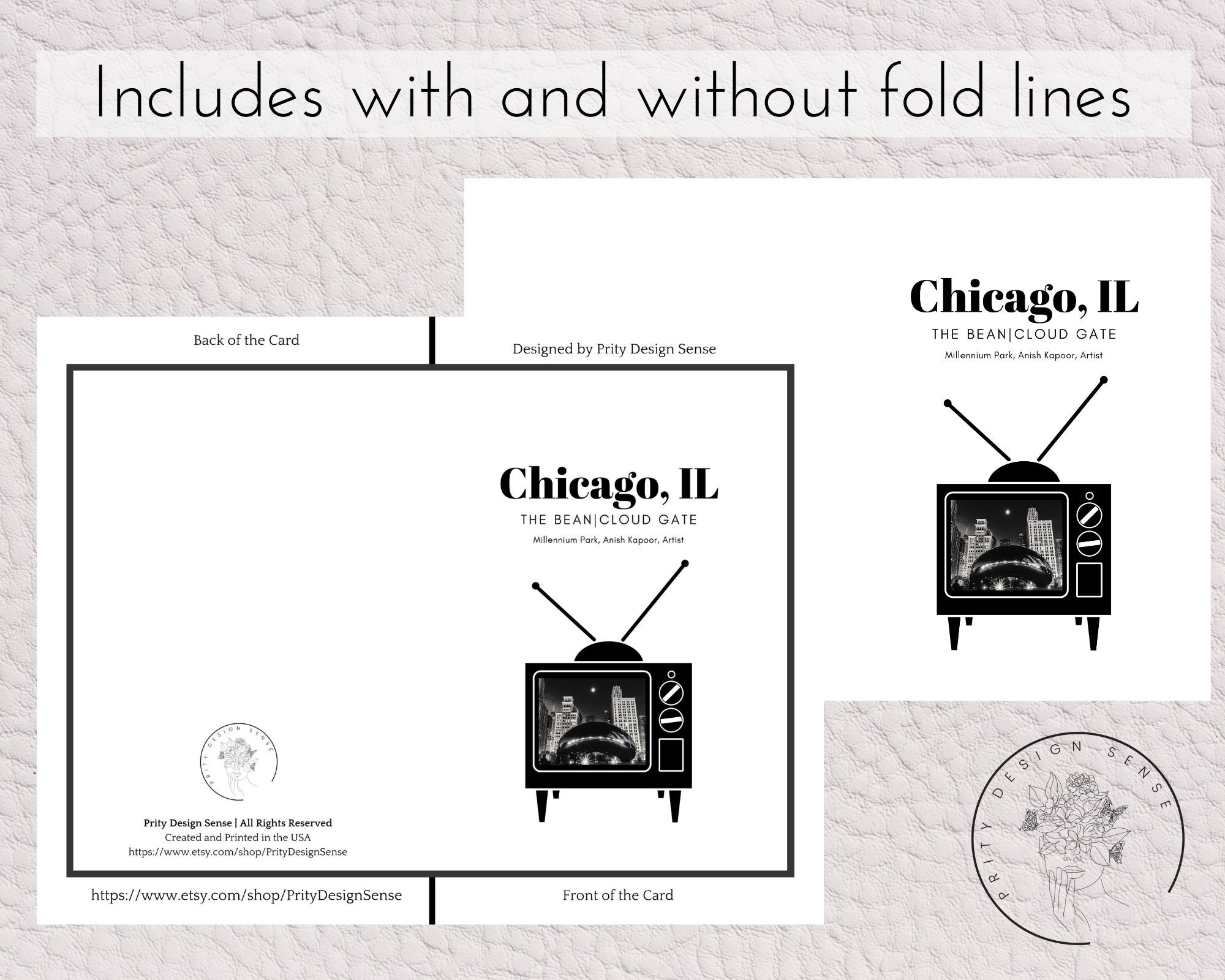 Printable the Bean Card Digital Art Downloadable Template Print Instant ...