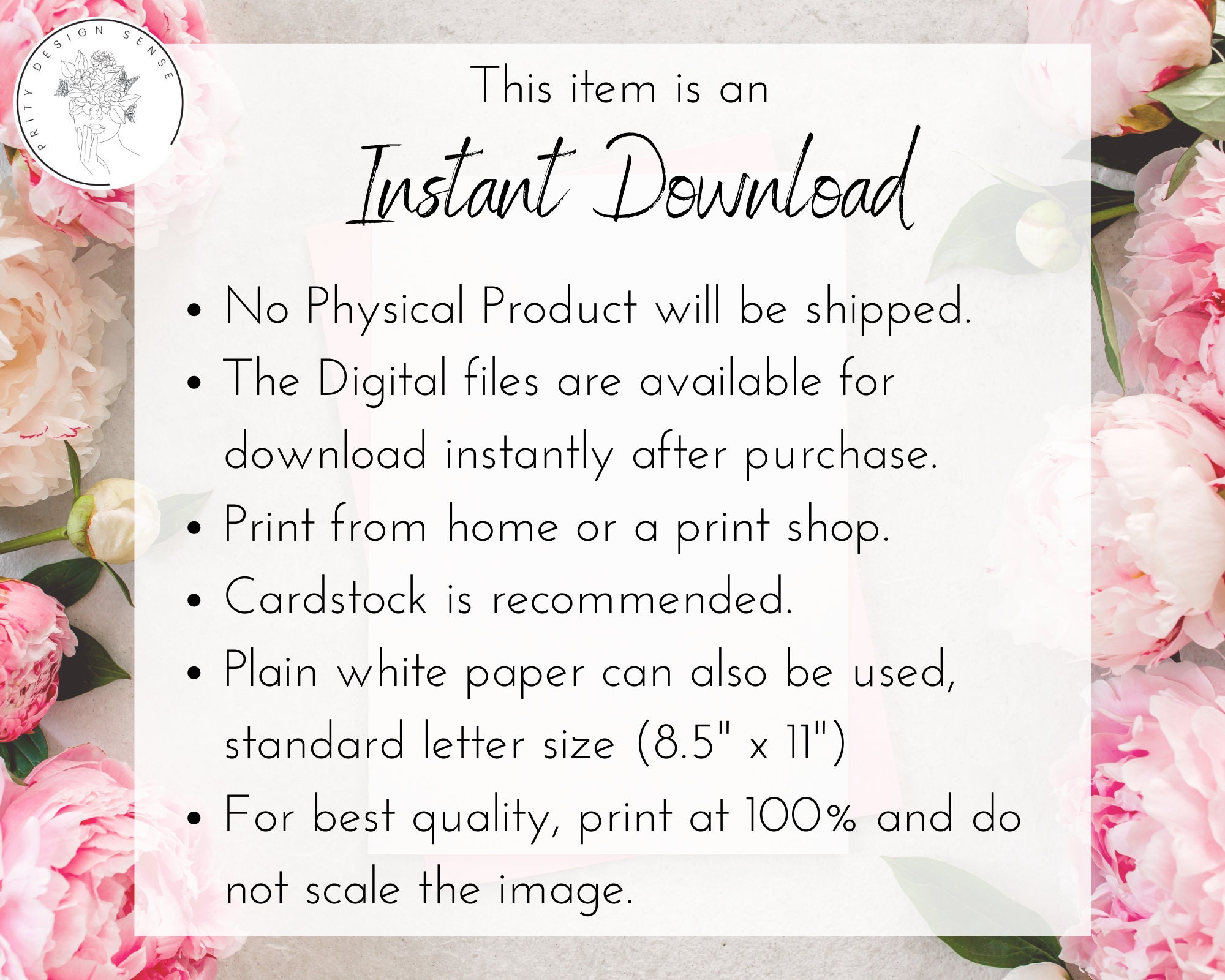 Printable the Bean Card Digital Art Downloadable Template Print Instant ...
