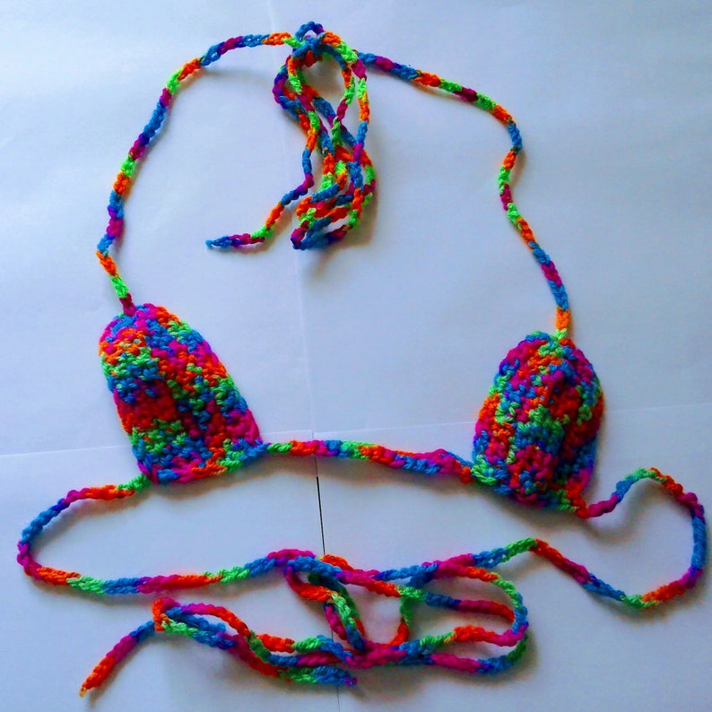 Extreme MICRO BIKINI Top, Hot Pink, Dancewear Micro Thong Bikini Fetish ...