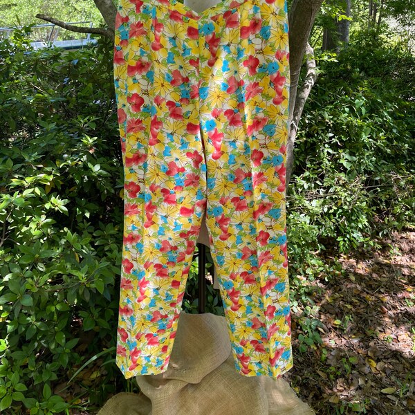 Floral Pants - Etsy