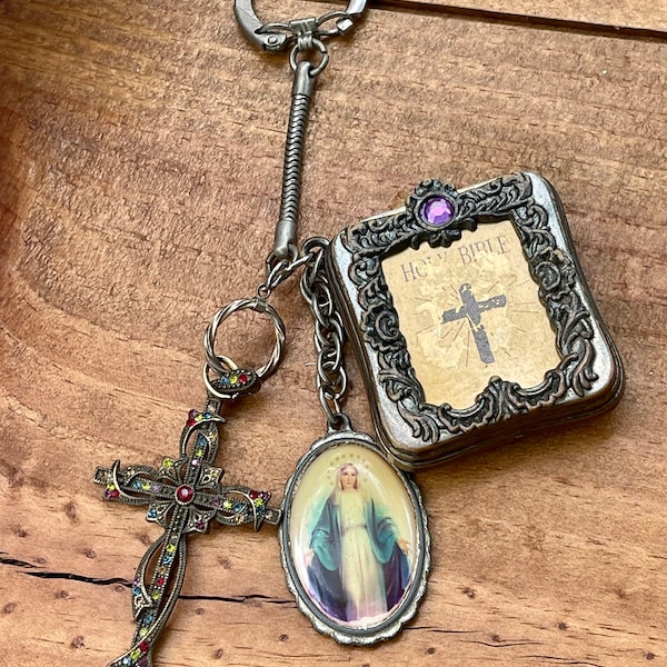Catholic Keychain - Etsy