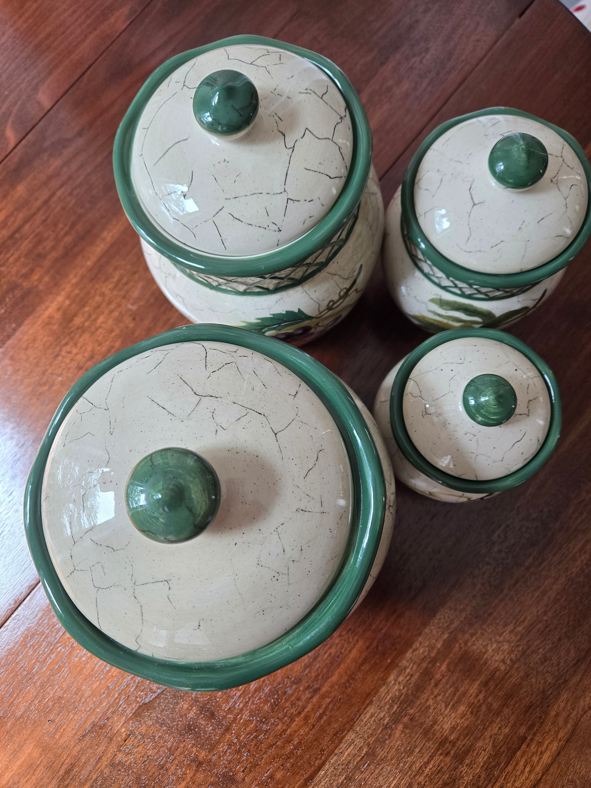 Raymond Waites "cornucopia" 4 Piece Canister/jar Set - Etsy