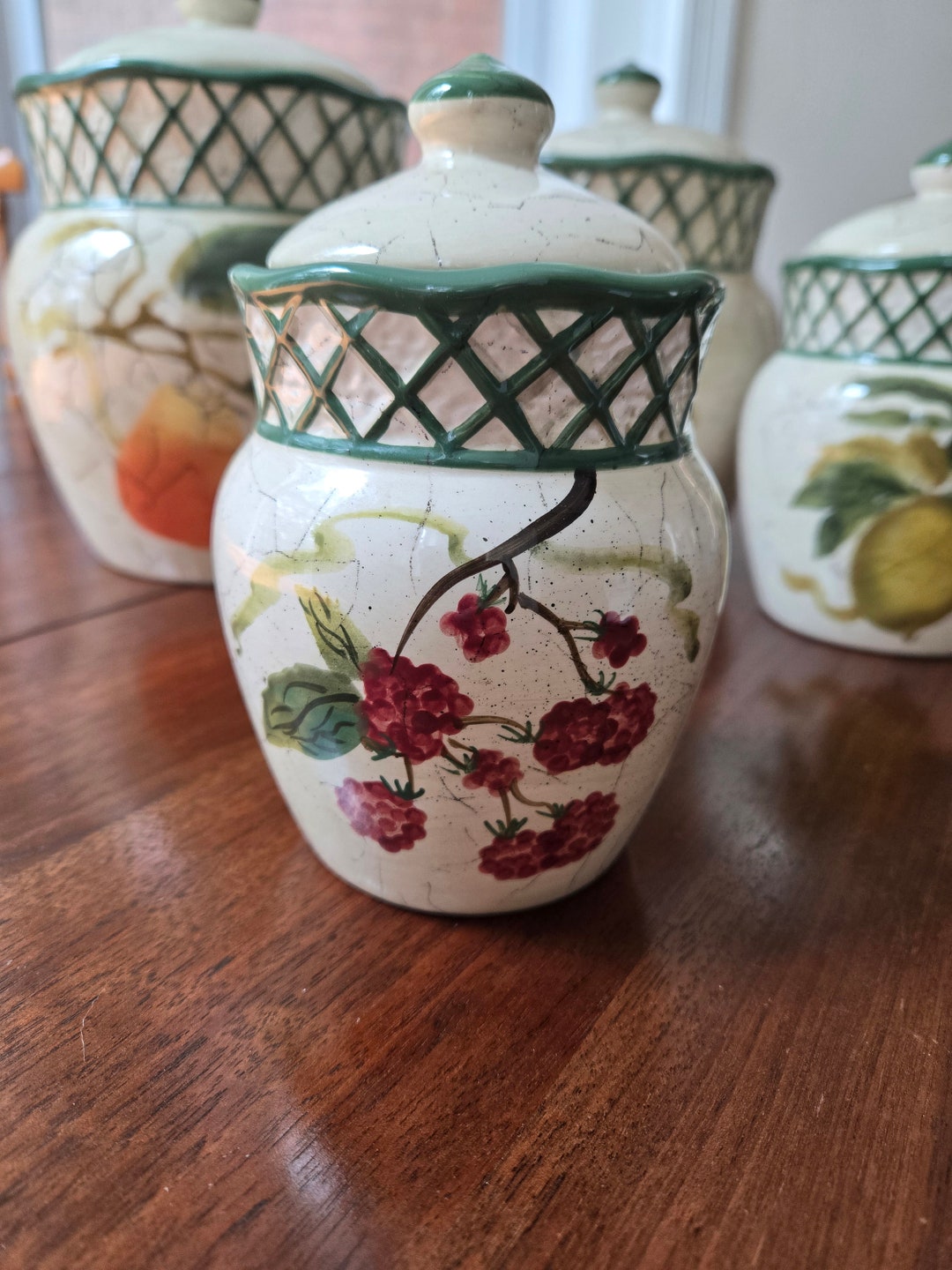 Raymond Waites "cornucopia" 4 Piece Canister/jar Set - Etsy