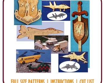 Military Scroll Saw Patterns - Etsy