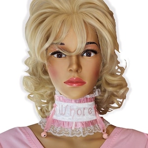 Ready to Wear White Satin Lace Ribbon Bows Whore Embroidered Adult Baby ...