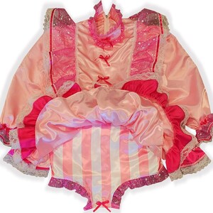 Latasha Custom Fit Pink Satin Lined Locking Dress Padlocks & Attached ...