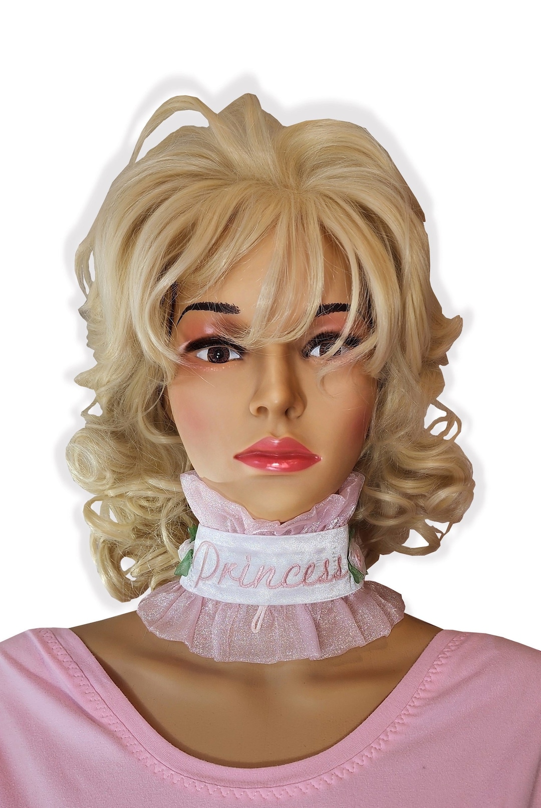 Ready to Wear White Satin Pink Organza Princess Embroidered Adult Baby ...