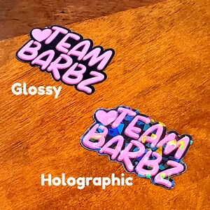 Team Barbz Sticker Barbz Sticker Nicki Minaj Sticker Sticker for Laptop ...