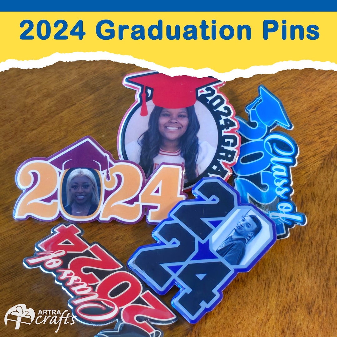2024 Graduation Pin Class of 2024 Graduation Party Favors Graduate ...