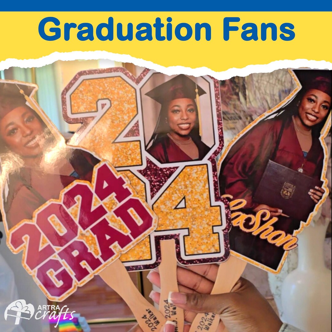 Graduate Fans Class of 2024 Graduation Ceremony Fan Graduation Day ...