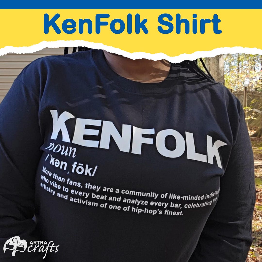Kenfolk Shirt | Unisex Shirt | Kendrick Lamar Fan Shirt | K. Dot | Long ...
