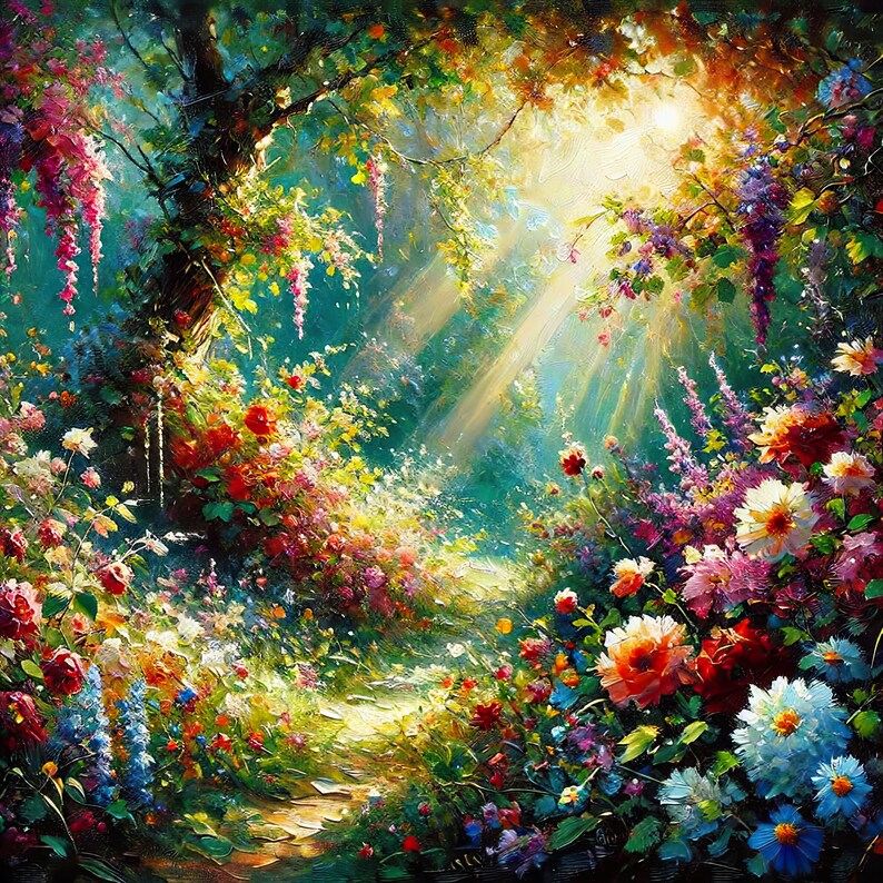 HD Hidden Groves I Series - Oil Palette Knife Inspiration as 5 HD ...