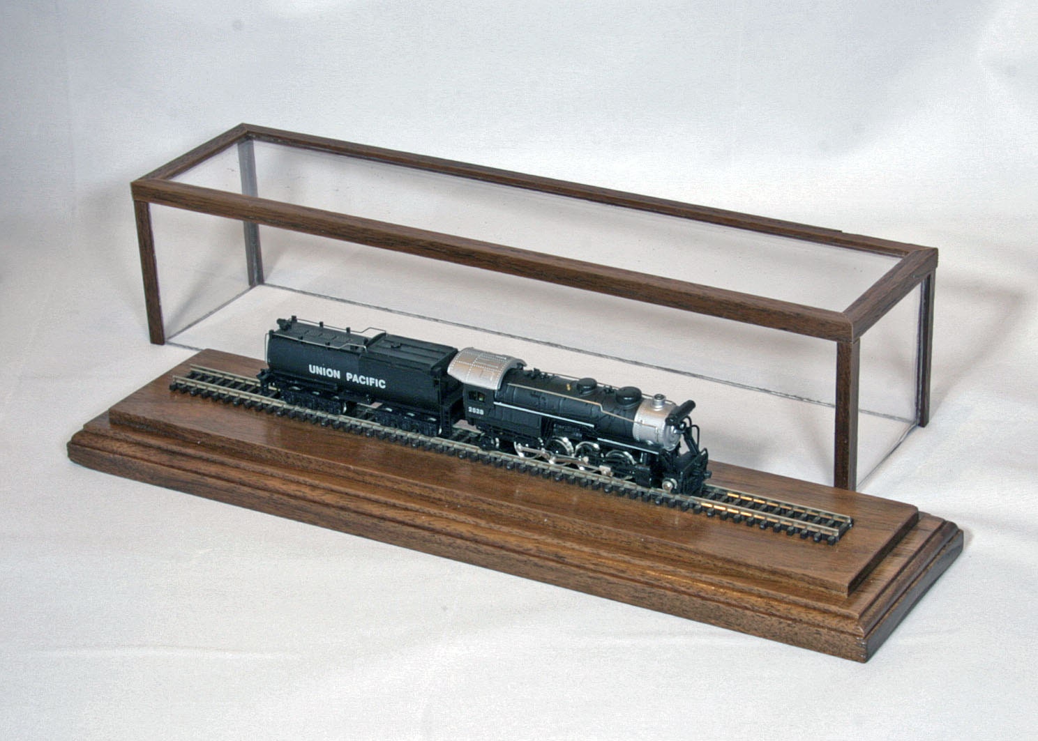 N Scale Solid Walnut Model Train Display Case By Oak Etsy | My XXX Hot Girl N Scale Solid Walnut Model Train Display Case By Oak Etsy | My XXX Hot Girl