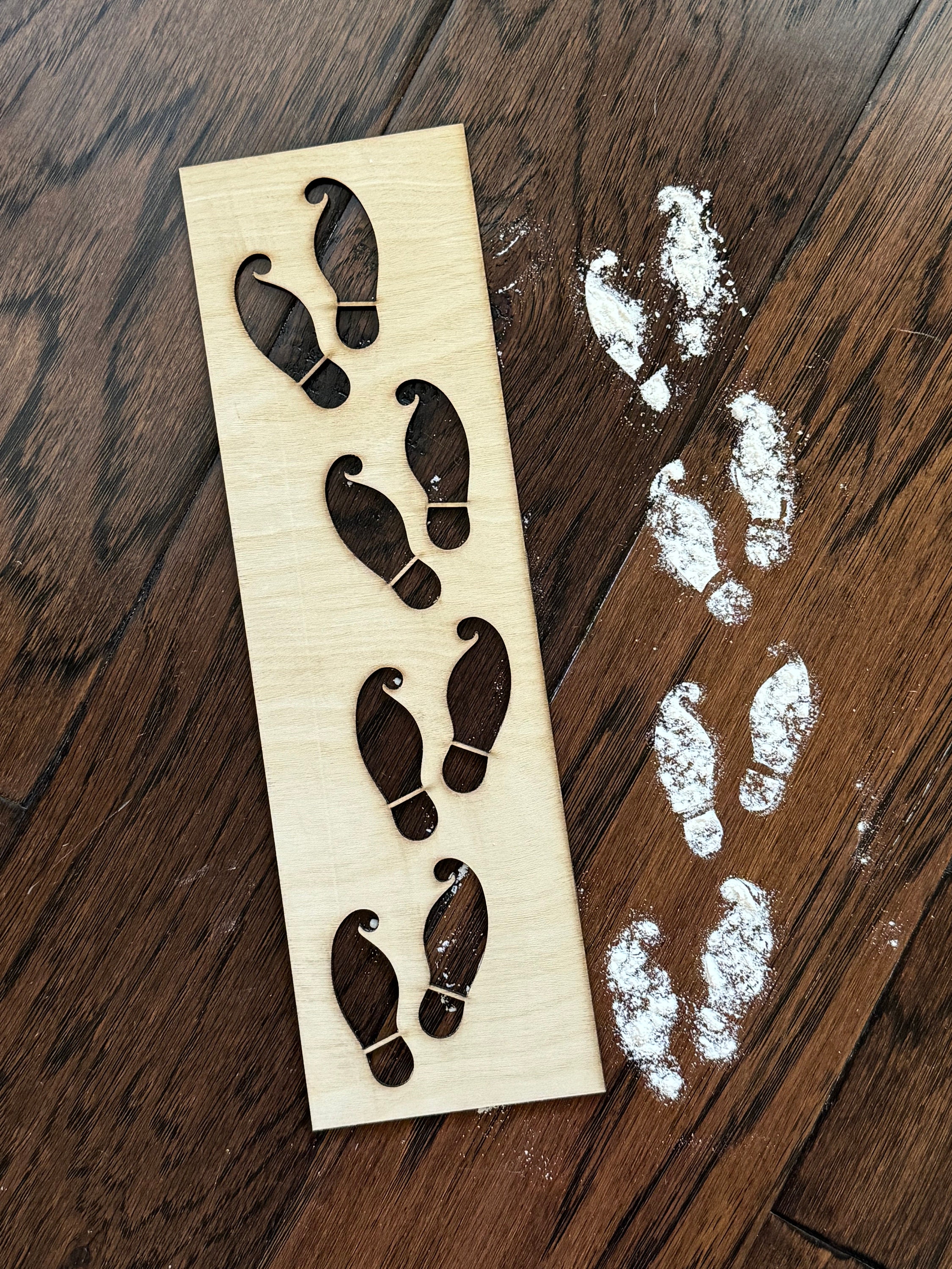 Santa Boots Santa Foot Prints Elf Foot Prints Reindeer Tracks Santa ...