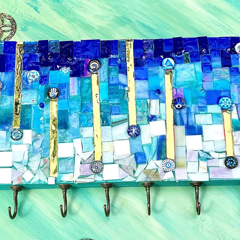Mosaic Coat Rack - Etsy
