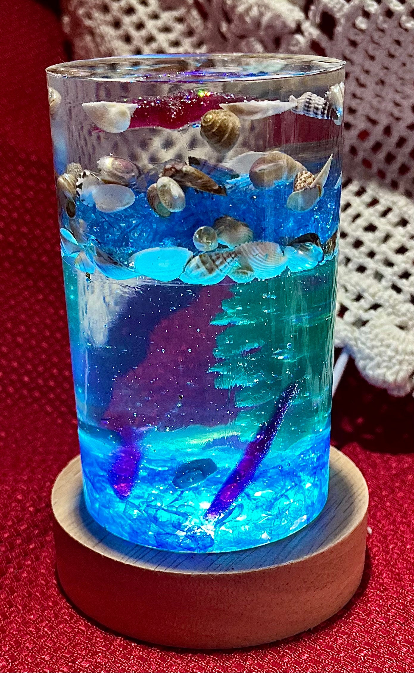 Tropical Fish Shells Nightlight Handmade With Bright USB Plug - Etsy