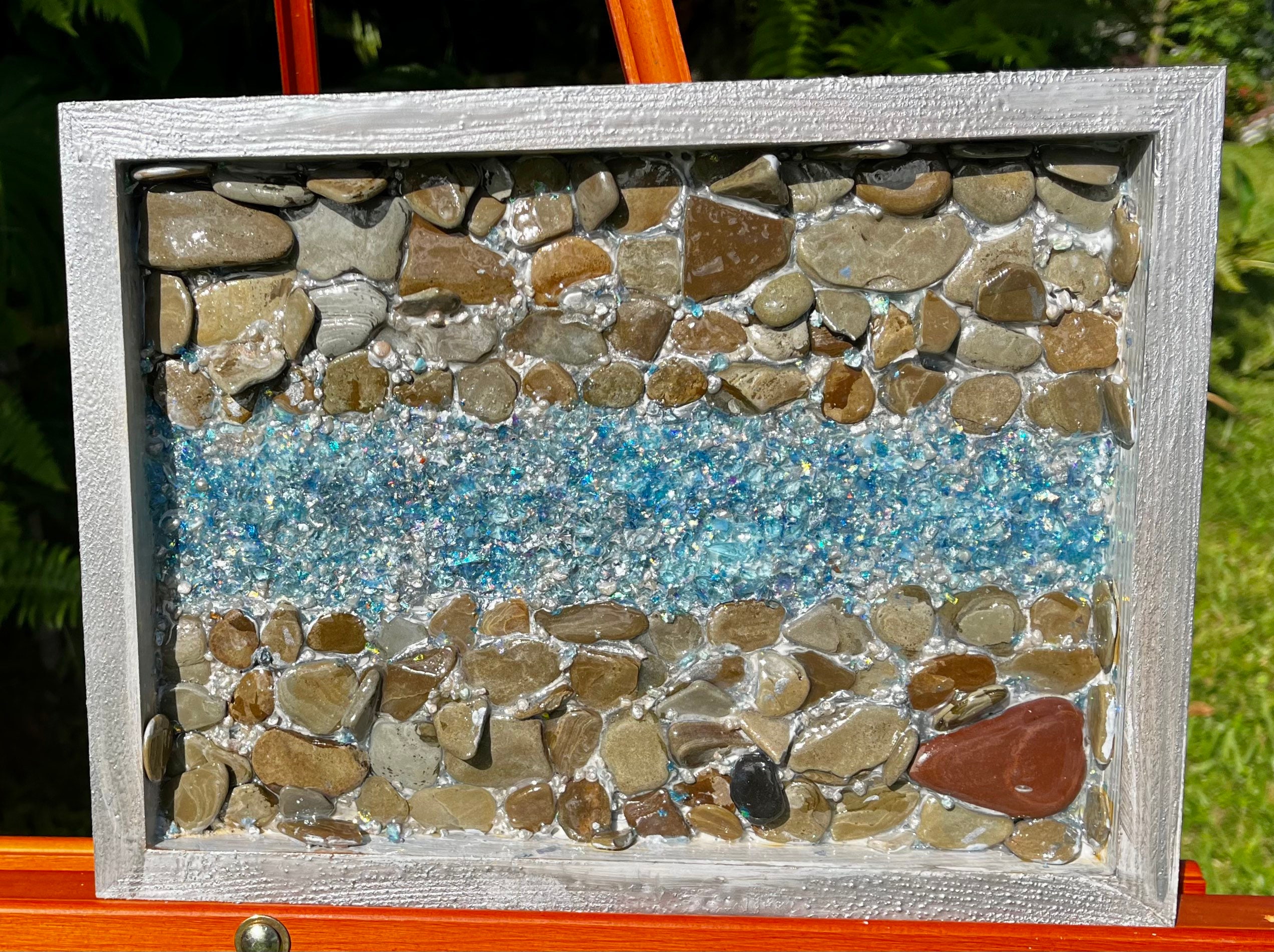 Stone River Handmade Mosaic Collage - Etsy