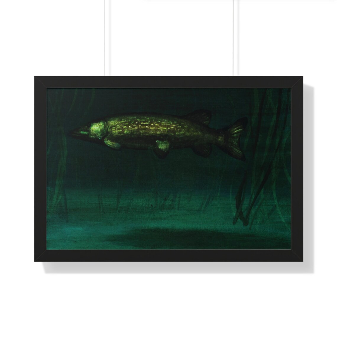 Pike : Fish Art Print From an Original Painting by David Andrews ...