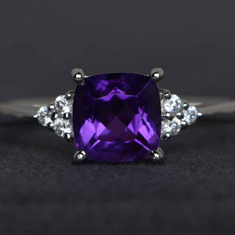 Purple Ring - Etsy