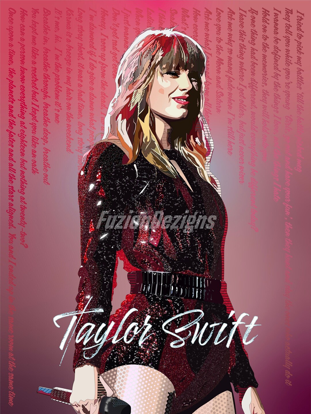 Taylor Swift, Art Print - Etsy