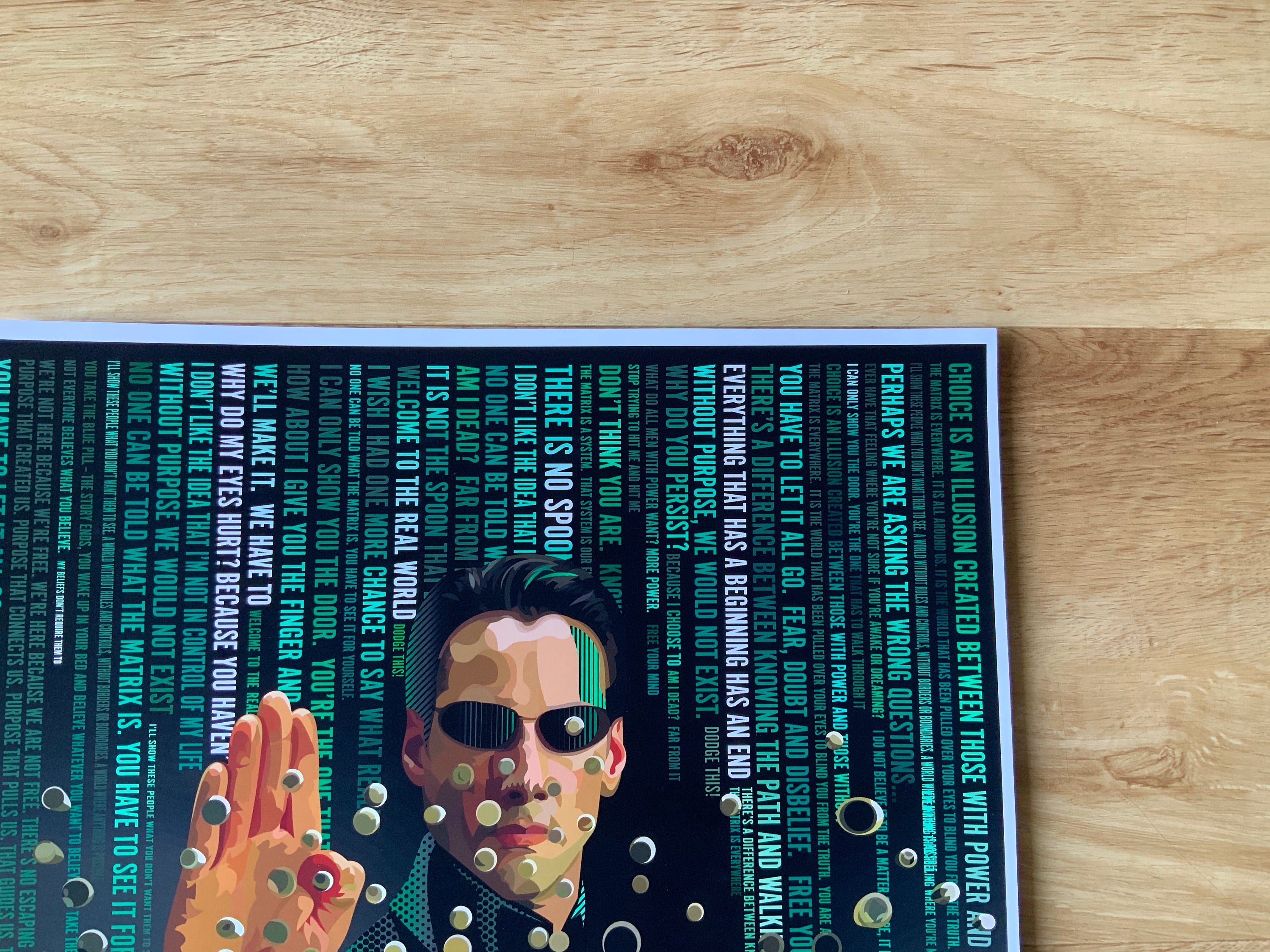 Neo the Matrix Matrix Quotes Art Print - Etsy