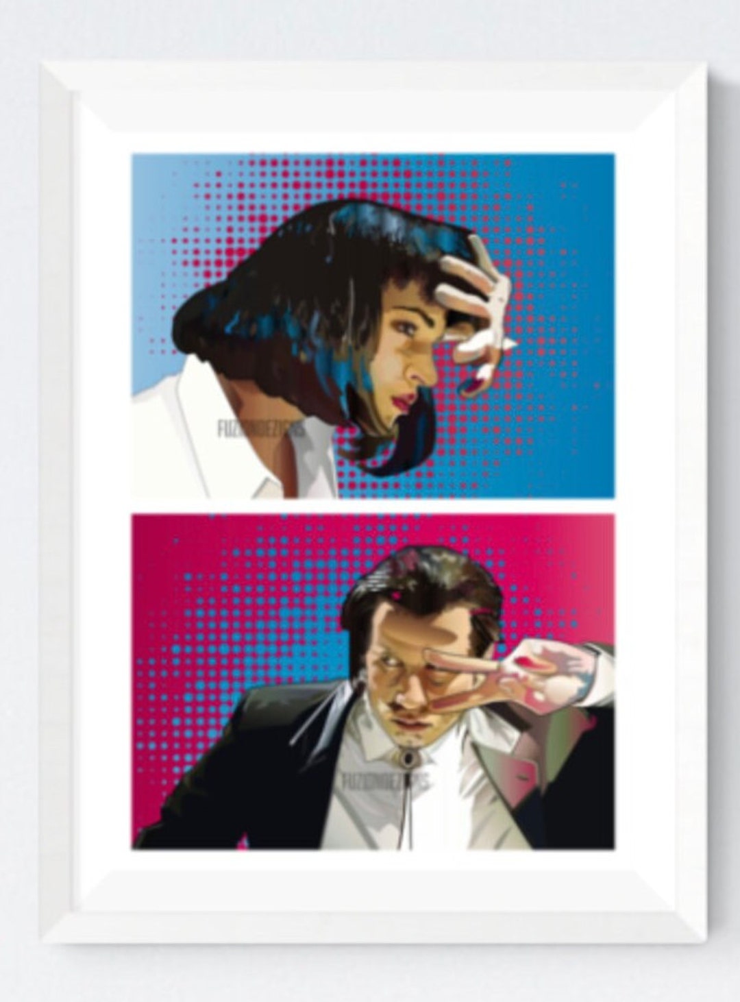 Iconic Dance Scene, Pulp Fiction, Art Print - Etsy