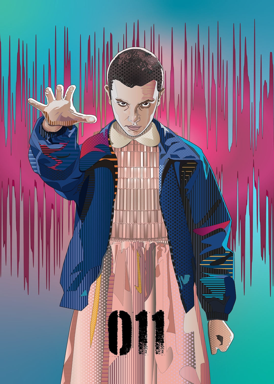 Eleven, Stranger Things, Poster, Art Print - Etsy